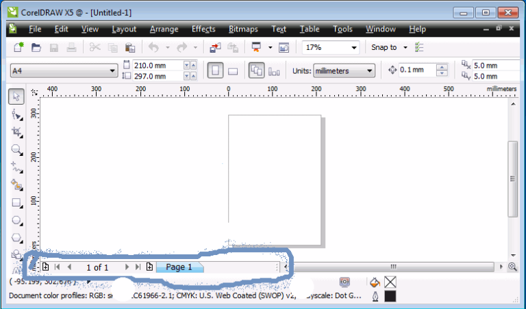 Types of Panels of Corel-DRAW X5 - Softline Insstitute